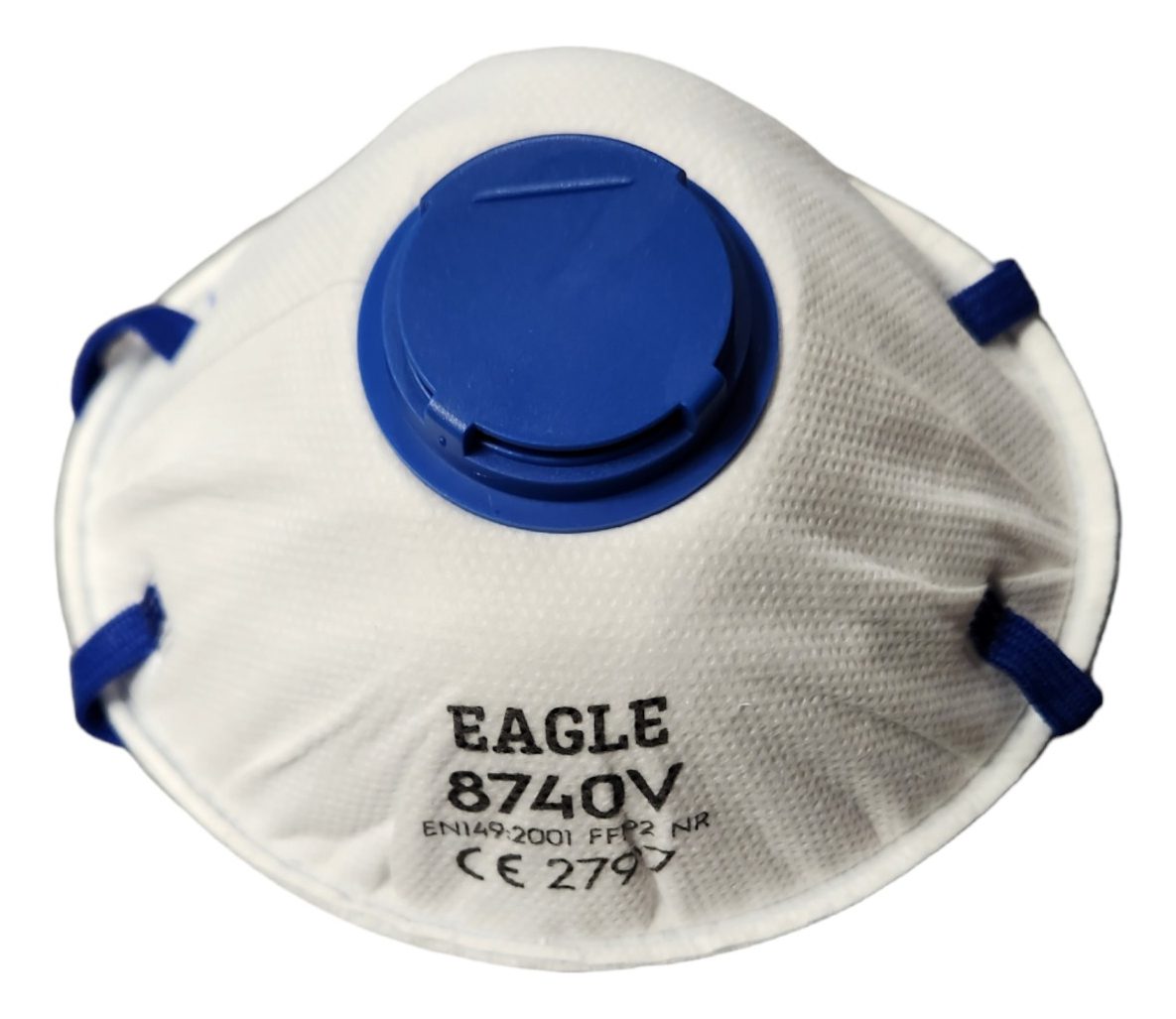 Barbijo Polvo Ffp2 N95 Eagle C/valvula Certificado X 10un - Abete