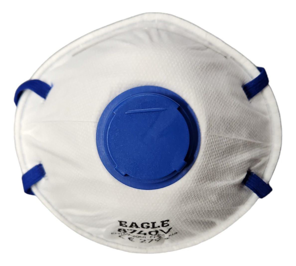 Barbijo Polvo Ffp2 N95 Eagle C/valvula Certificado X 10un - Abete