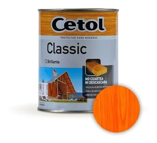 Cetol Classic Brillante Protector Exterior Madera 1 Litro - Abete