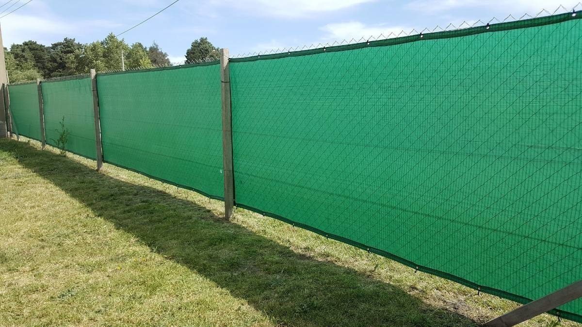 Rafia Laminada Verde Cubrecerco C/ojales 1,50 Mt X Mt Lineal - Abete