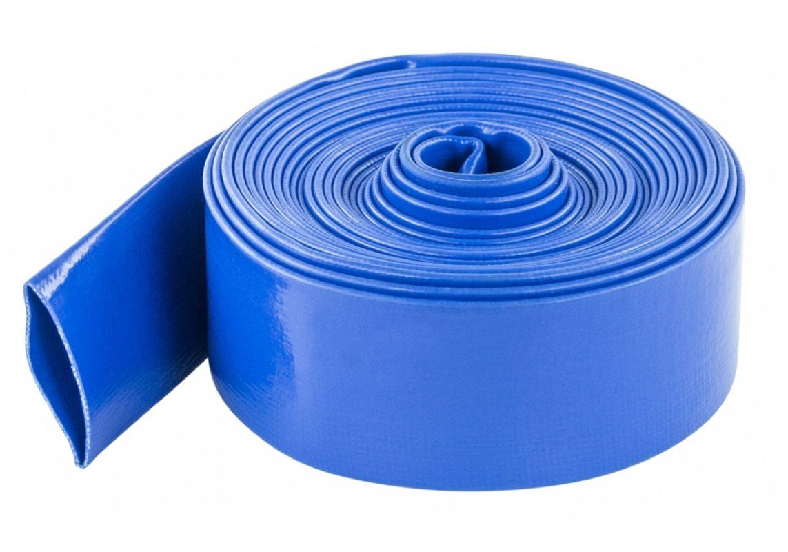 Manga Pvc Con Tela 76mm 5kg Presión Manguera Plana Desagote - Abete