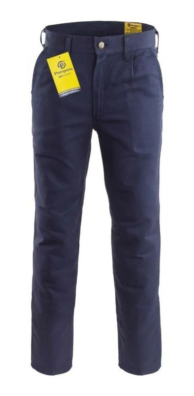 Pantalón De Trabajo Pampero Grafa Azul / Beige 100% Original - ABETE ...